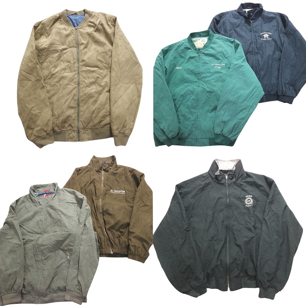 【楽天市場】古着卸 まとめ売り フェイクスエード ジャケット 6枚セット (メンズ XL) スイングトップ ブルゾン JA6 MR0314 ...