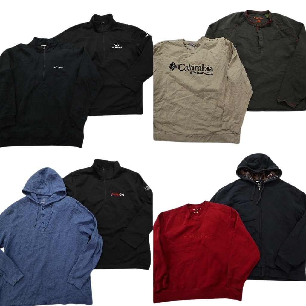 【楽天市場】古着卸 まとめ売りアウトドアブランドMIX スウェット 8枚セット (メンズ XL/2XL) LLBean コロンビア ノースフェイス SW16 MR1244：YAMAHISA ...