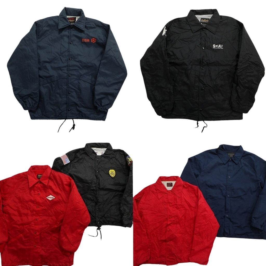 【楽天市場】古着卸 まとめ売り ナイロンコーチ ジャケット 6枚セット (メンズ S /M /L ) ワンポイント カジュアル JA2 ...