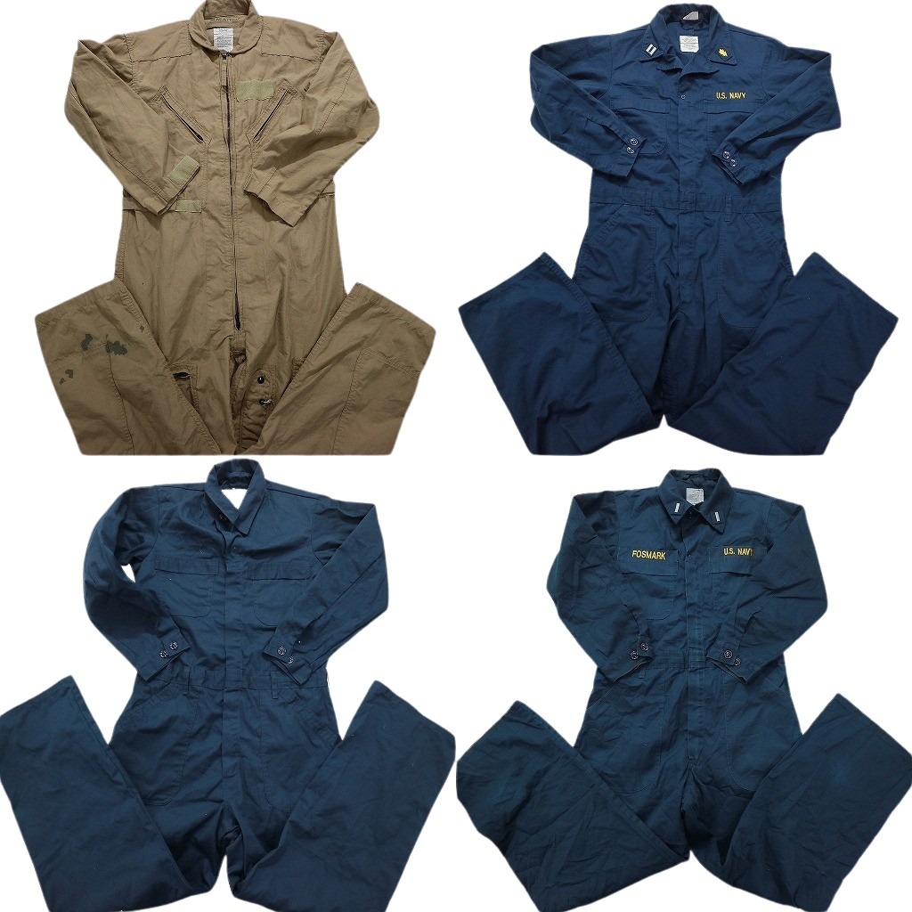 【楽天市場】古着卸 まとめ売り オールインワン 米軍実物 ミリタリー 4枚セット (メンズ 44R /42L /40L /40R ) ネイビー ...