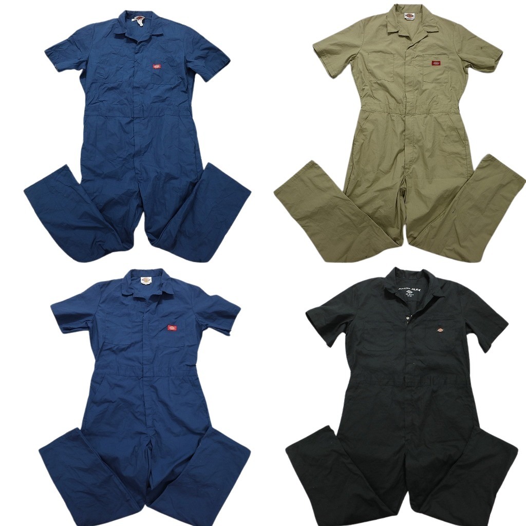 【楽天市場】古着卸 まとめ売り オールインワン 4枚セット (メンズ 42 /46 /XL ) ディッキーズ 半袖 ワーク系 OO3-2 ...
