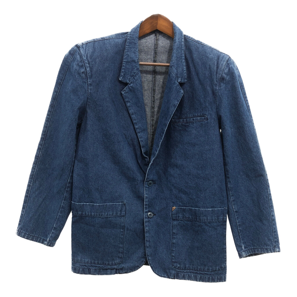 【楽天市場】90年代 NEW MAN デニム テーラードジャケット ブルー (メンズ L相当) P9313：YAMAHISA ...