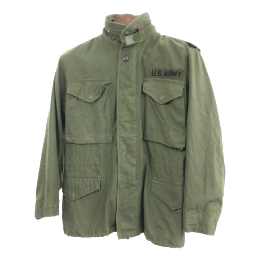 【楽天市場】80年代 米軍実物 U.S.ARMY M-65 フィールドジャケット 3rd ミリタリー オリーブ (メンズ S相当) 中古 古着 P9261：YAMAHISA ...