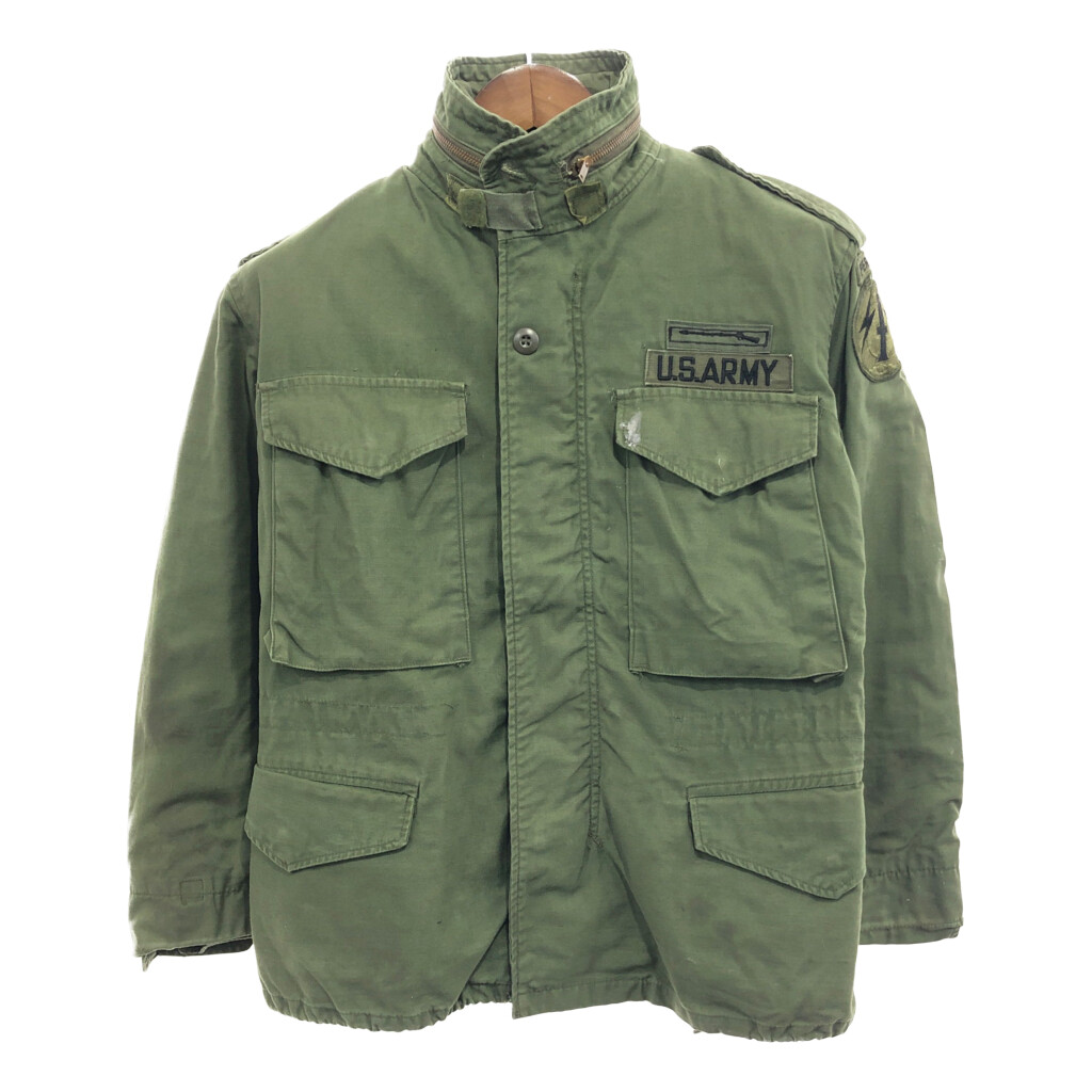 【楽天市場】80年代 米軍実物 U.S.ARMY M-65 フィールドジャケット 3rd アウター ミリタリー オリーブ (メンズ X-SMALL-X-SHORT) 中古 古着 Q0237 ...