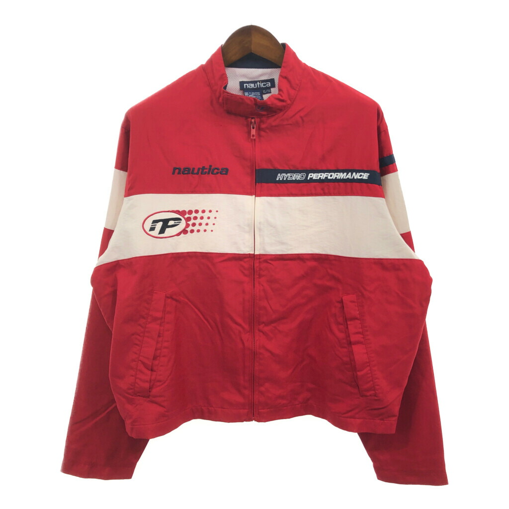 【楽天市場】90年代 NAUTICA ノーティカ ナイロンジャケット レッド (メンズ XL/TG) 中古 古着 Q3254：YAMAHISA ...