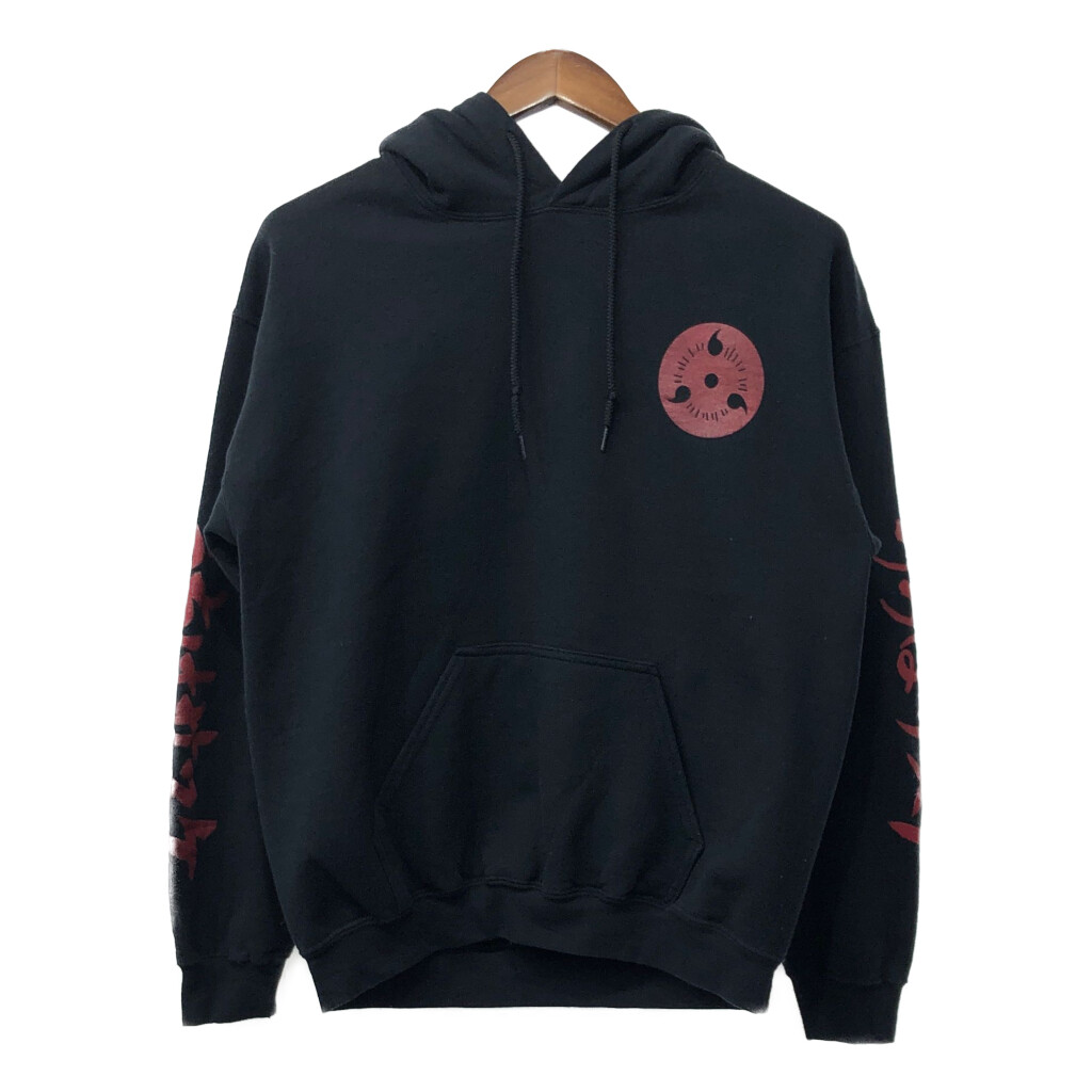 【楽天市場】NARUTO SHIPPUDEN ナルト 疾風伝 サスケ スウェット パーカー キャラクター 袖プリント ブラック (メンズ M ...