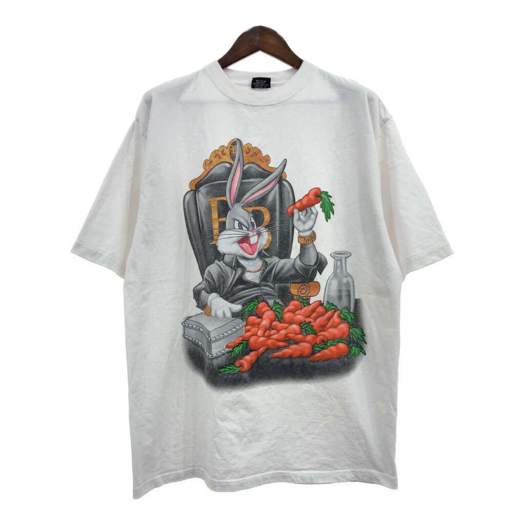 【楽天市場】NEW GENERATION METAL LOONY TUNES バッグス・バニー 半袖Tシャツ アニメT キャラクター ホワイト ...