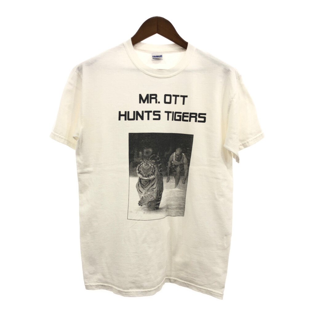 【楽天市場】MR. OTT HUNTS TIGERS フォト 半袖Tシャツ プリント ホワイト (メンズ M) 中古 古着 Q7401 ...
