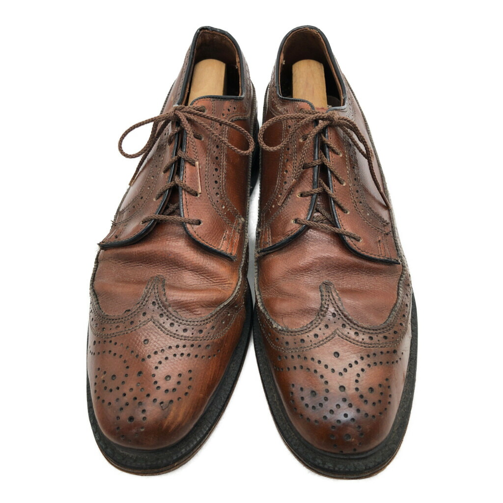 楽天市場】LOTTUSSE ウィングチップ レザーシューズ ブラウン (メンズ