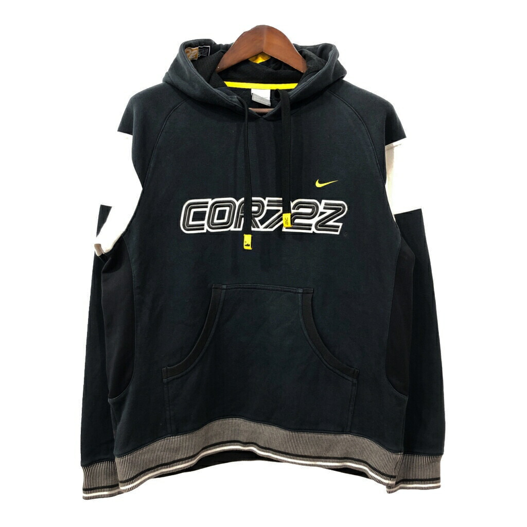 【楽天市場】90年代 NIKE ナイキ COR72Z パーカー スポーツ ブラック (メンズ M) 中古 古着 Q8796：YAMAHISA ...
