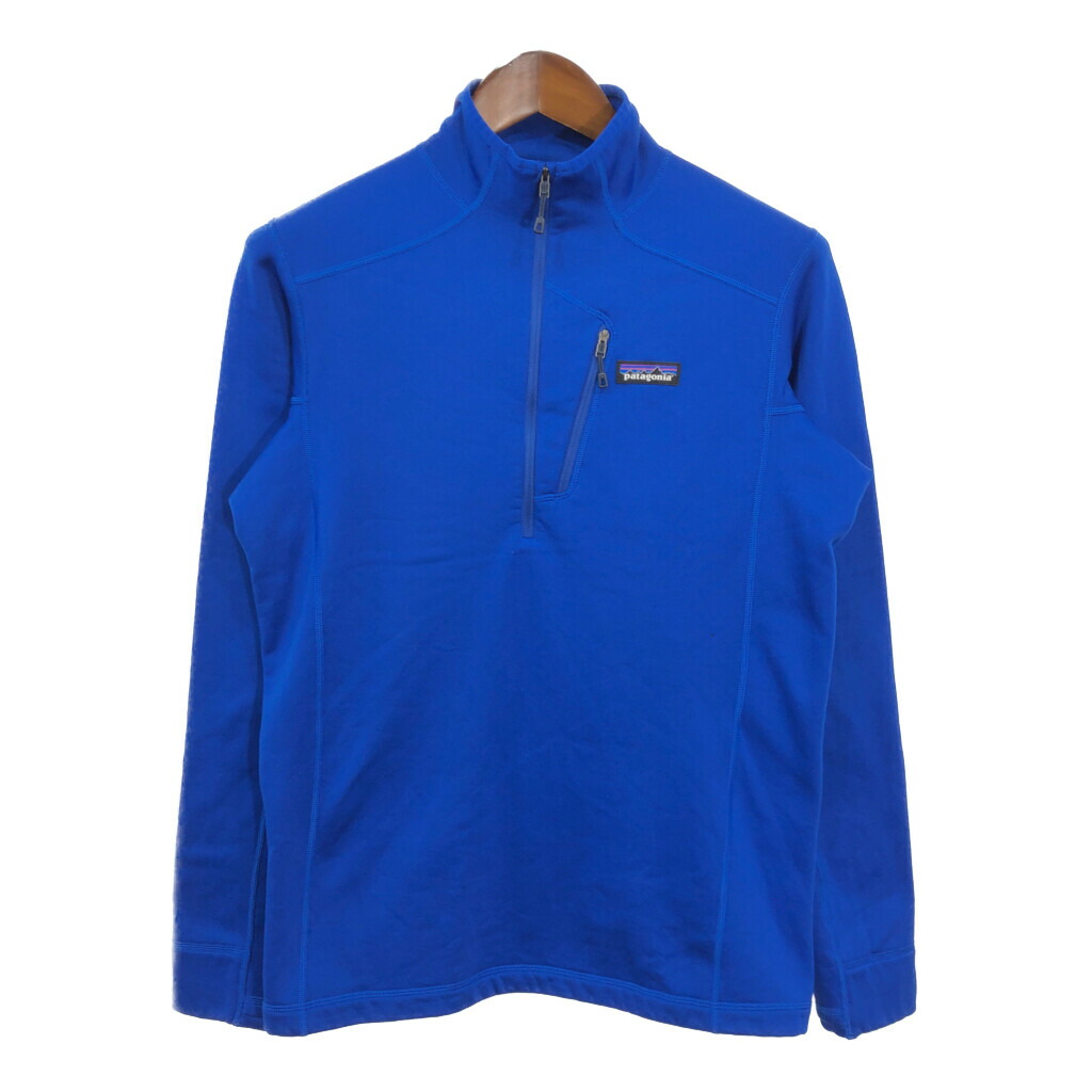 【楽天市場】patagonia パタゴニア ハーフジップ プルオーバー ジャケット アウトドア ブルー (メンズ S) 中古 古着 R0770 ...