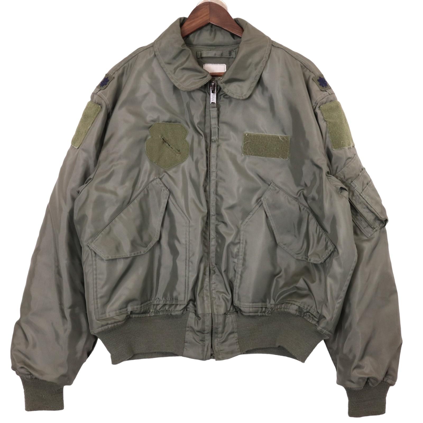 【楽天市場】90年代 米軍実物 U.S.AIRFORCE CWU-45/P フライトジャケット ミリタリー (メンズ XL) 中古 古着 A0296：YAMAHISA USEDCLOTHINGSHOP