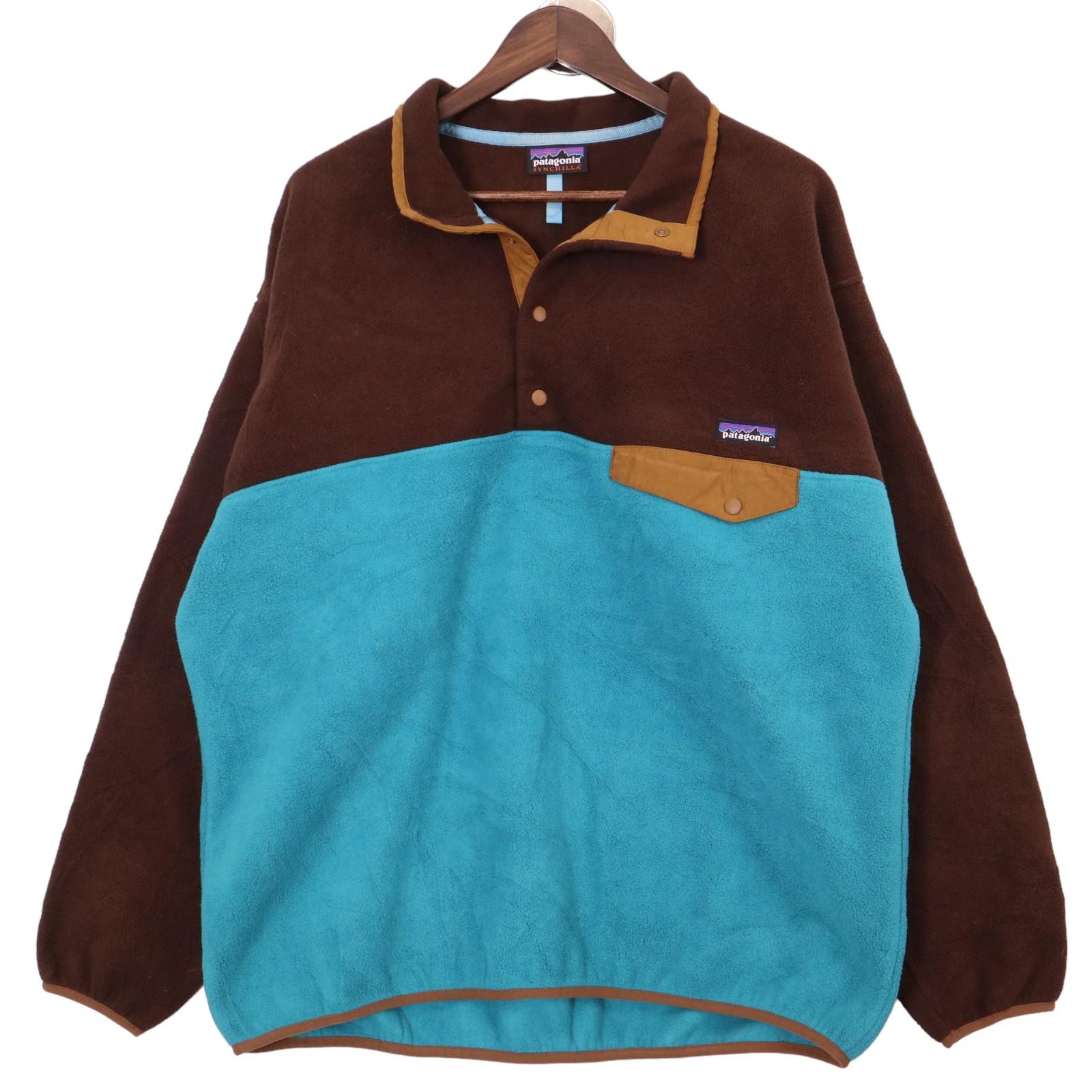 【楽天市場】patagonia パタゴニア SYNCHILLA シンチラ スナップT フリースジャケット アウトドア ターコイズブルー ...