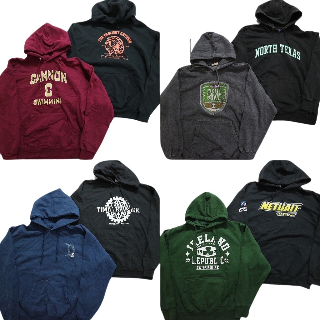 【楽天市場】古着卸 まとめ売り カラー パーカー 8枚セット (メンズ M /L ) ミッキーマウス カレッジ系 カジュアル MU1322 ...