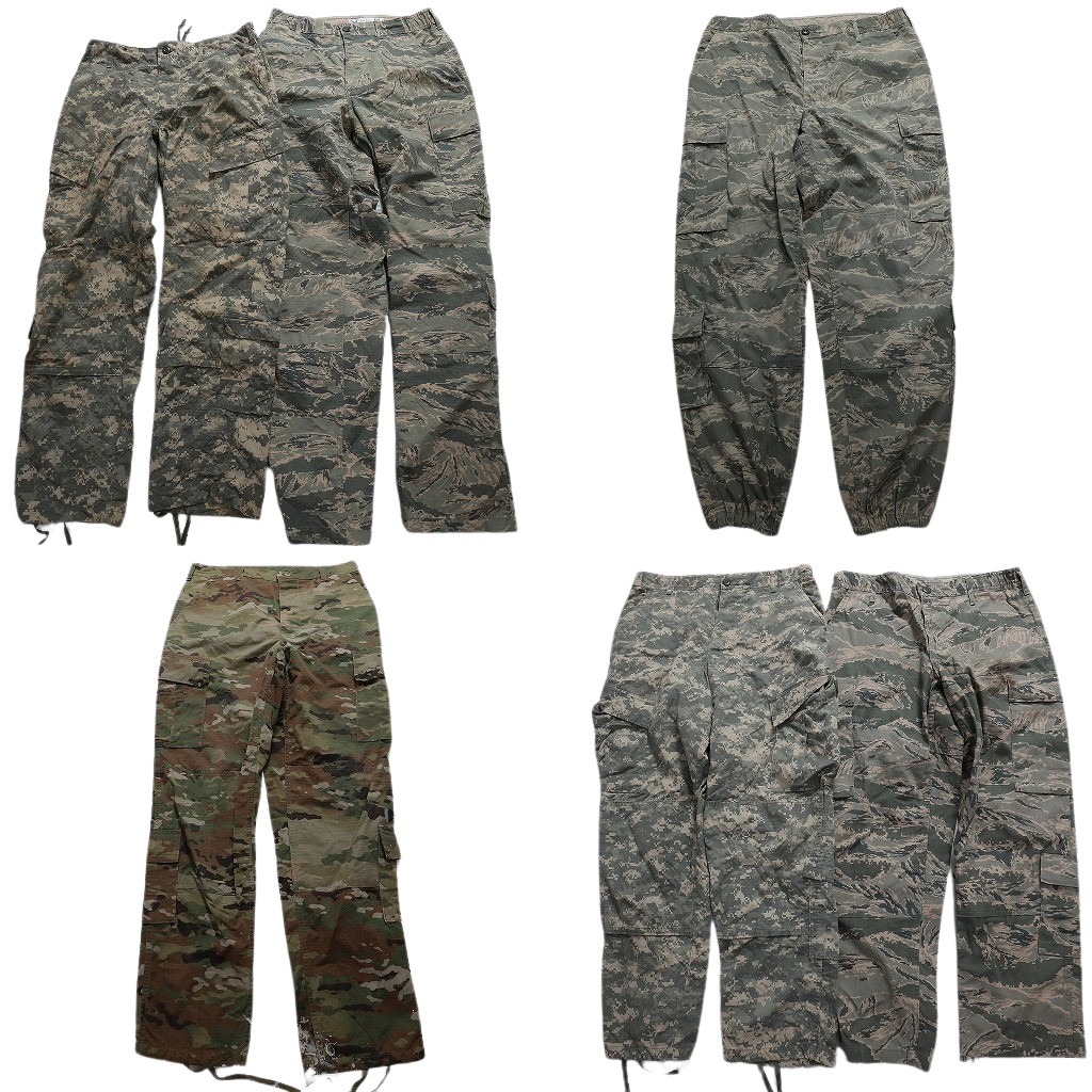 【楽天市場】古着卸 まとめ売り フィールドパンツ カモ柄MIX 米軍実物 ミリタリー 6枚セット (メンズ M /L ) デジカモ カーゴ ...