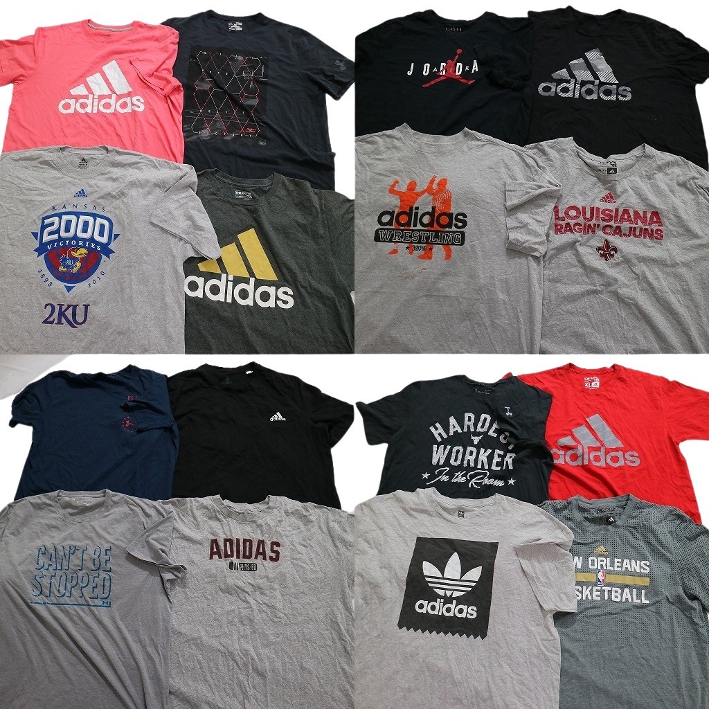【楽天市場】古着卸 まとめ売り スポーツブランドMIX 半袖Tシャツ 16枚セット (メンズ XL /2XL ) ジョーダン アディダス プロチーム NBA MU4013：YAMAHISA ...