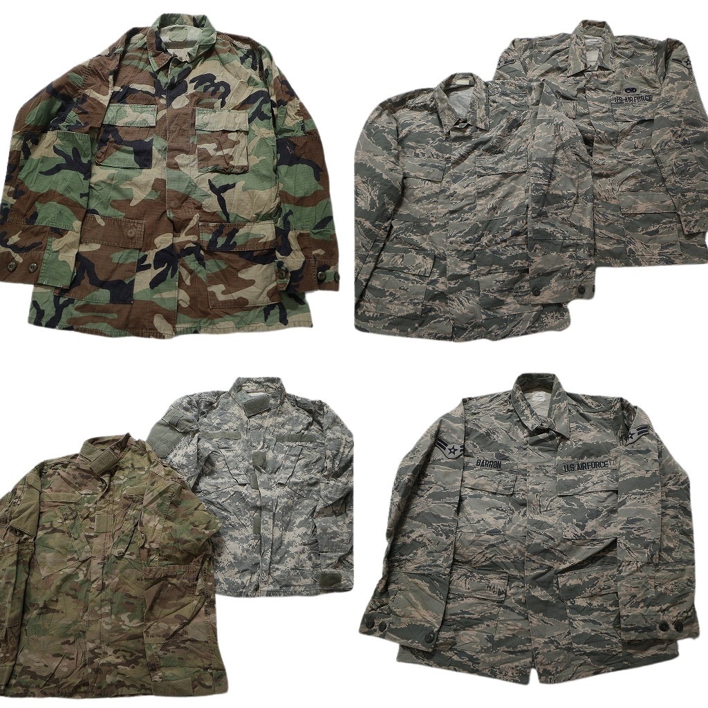 【楽天市場】古着卸 まとめ売り 米軍実物 フィールドジャケット カモ柄MIX ミリタリー 6枚セット (メンズ M /40 /38 ...