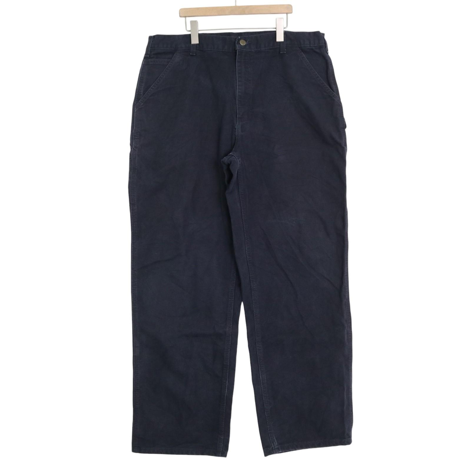 【楽天市場】Carhartt カーハート ダック ペインターパンツ 大きいサイズ ネイビー (メンズ W38 L32) 中古 古着 A2042 ...