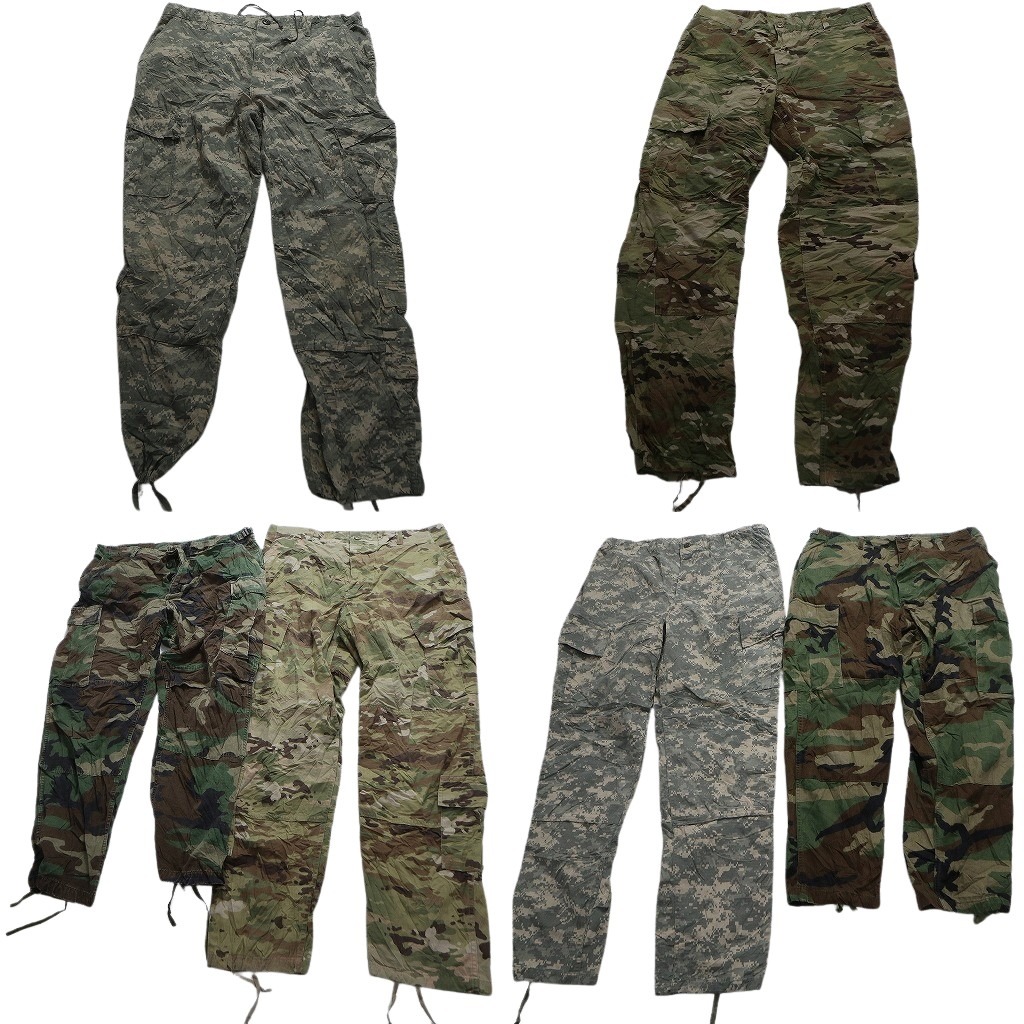 【楽天市場】古着卸 まとめ売り 米軍実物 フィールドパンツ ミリタリー 6枚セット (メンズ ? /XL ) 迷彩 ウッドランド デジタルカモ ...