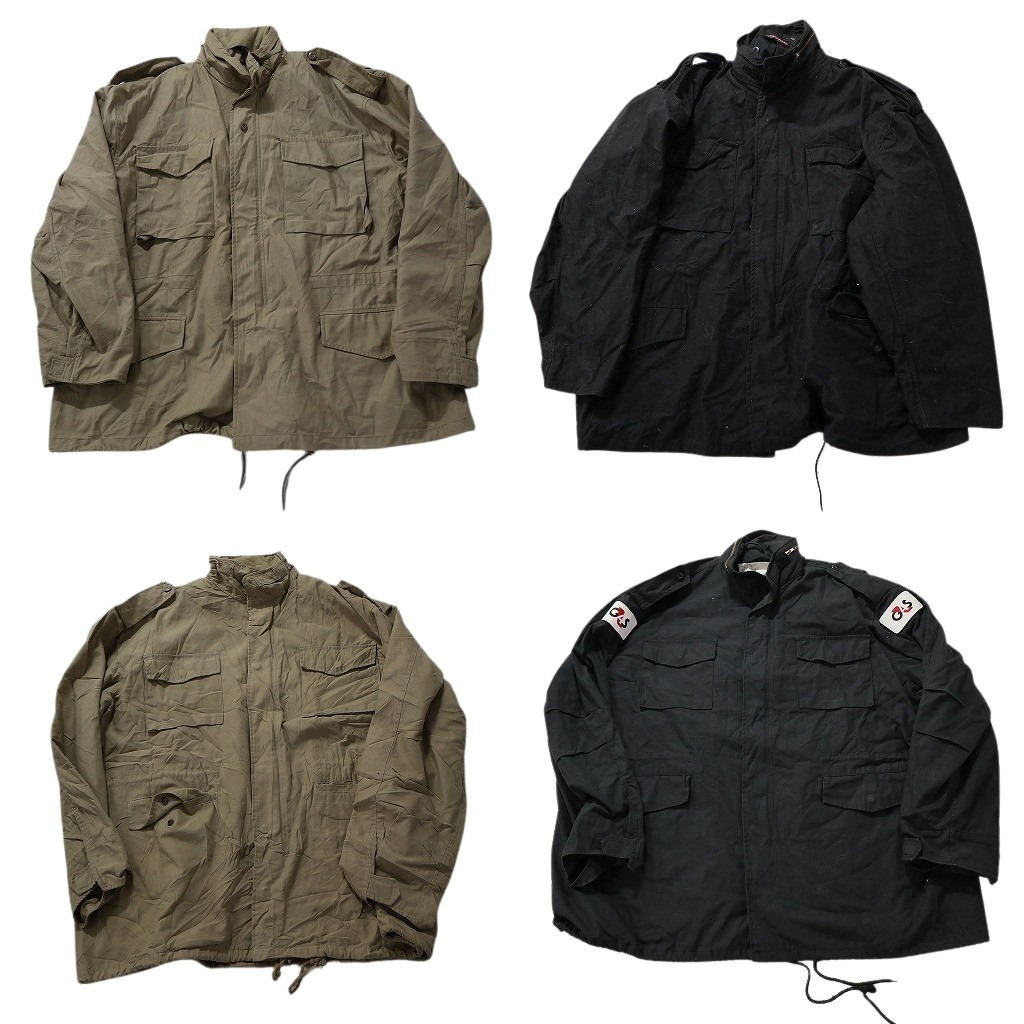 【楽天市場】古着卸 まとめ売り 米軍民間 M-65 ジャケット ミリタリー 4枚セット (メンズ 2XL /3XL /5XL ) ワッペン ...