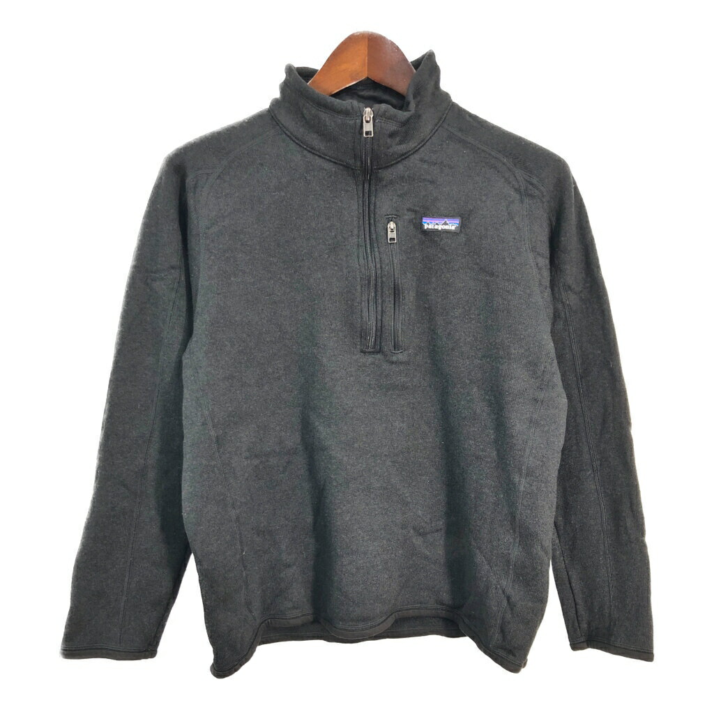 【楽天市場】patagonia パタゴニア ベターセーター ハーフジップ フリースジャケット アウトドア ブラック (メンズ L) 中古 古着 ...