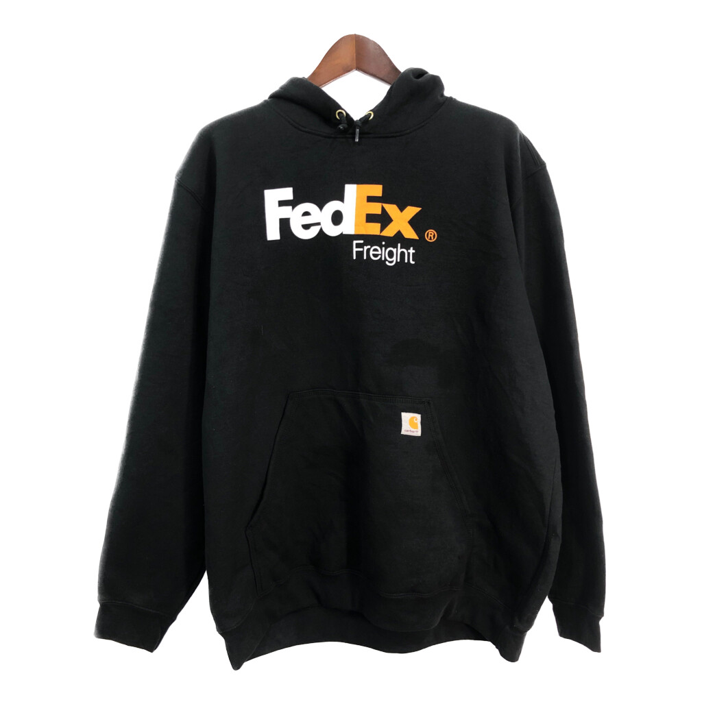 【楽天市場】Carhartt カーハート FedEX スウェット パーカー 企業ロゴ ブラック (メンズ XL) 中古 古着 S5856：YAMAHISA USEDCLOTHINGSHOP