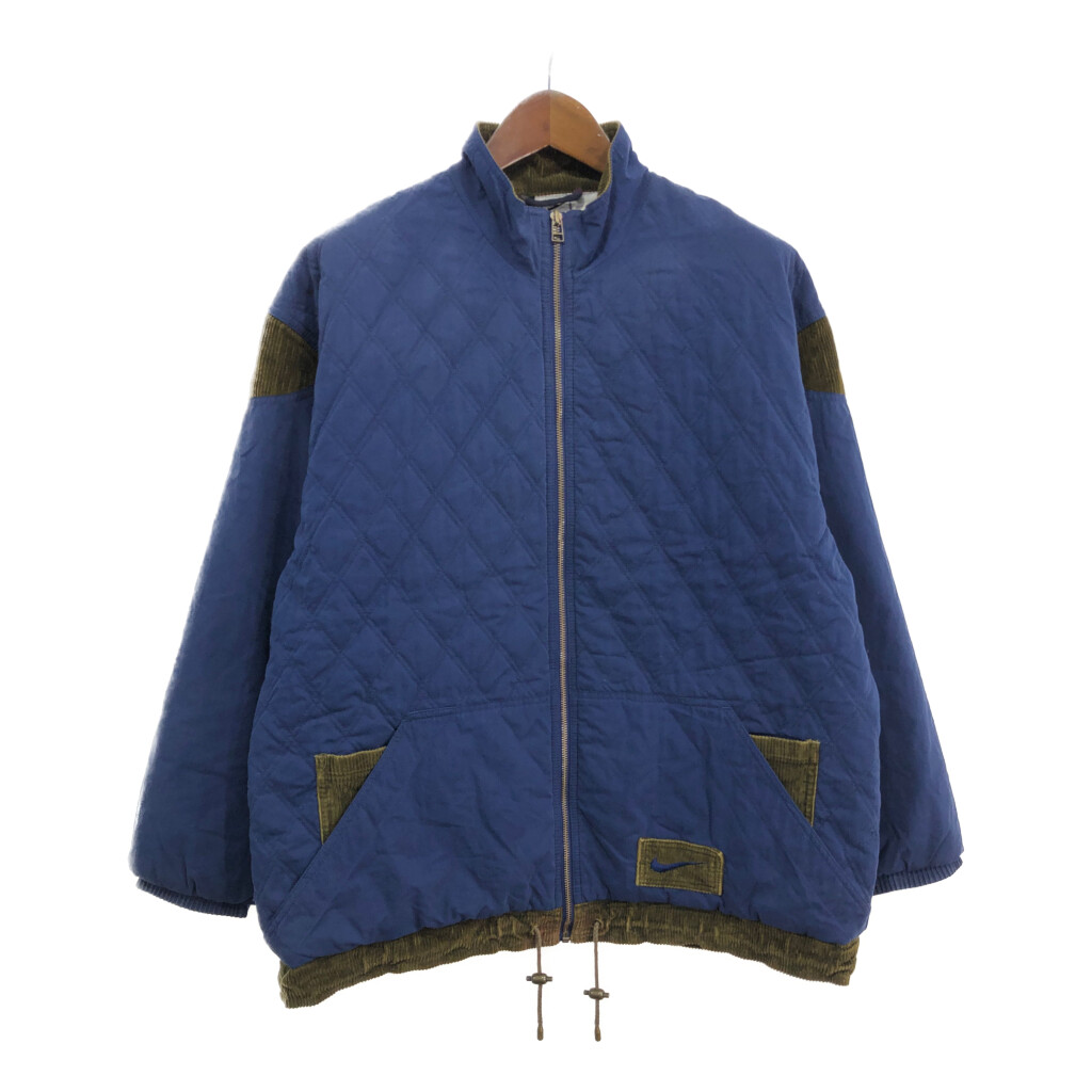 【楽天市場】90年代 NIKE ナイキ Lady foot Locker キルティングジャケット スポーツ ネイビー (レディース 14 ...