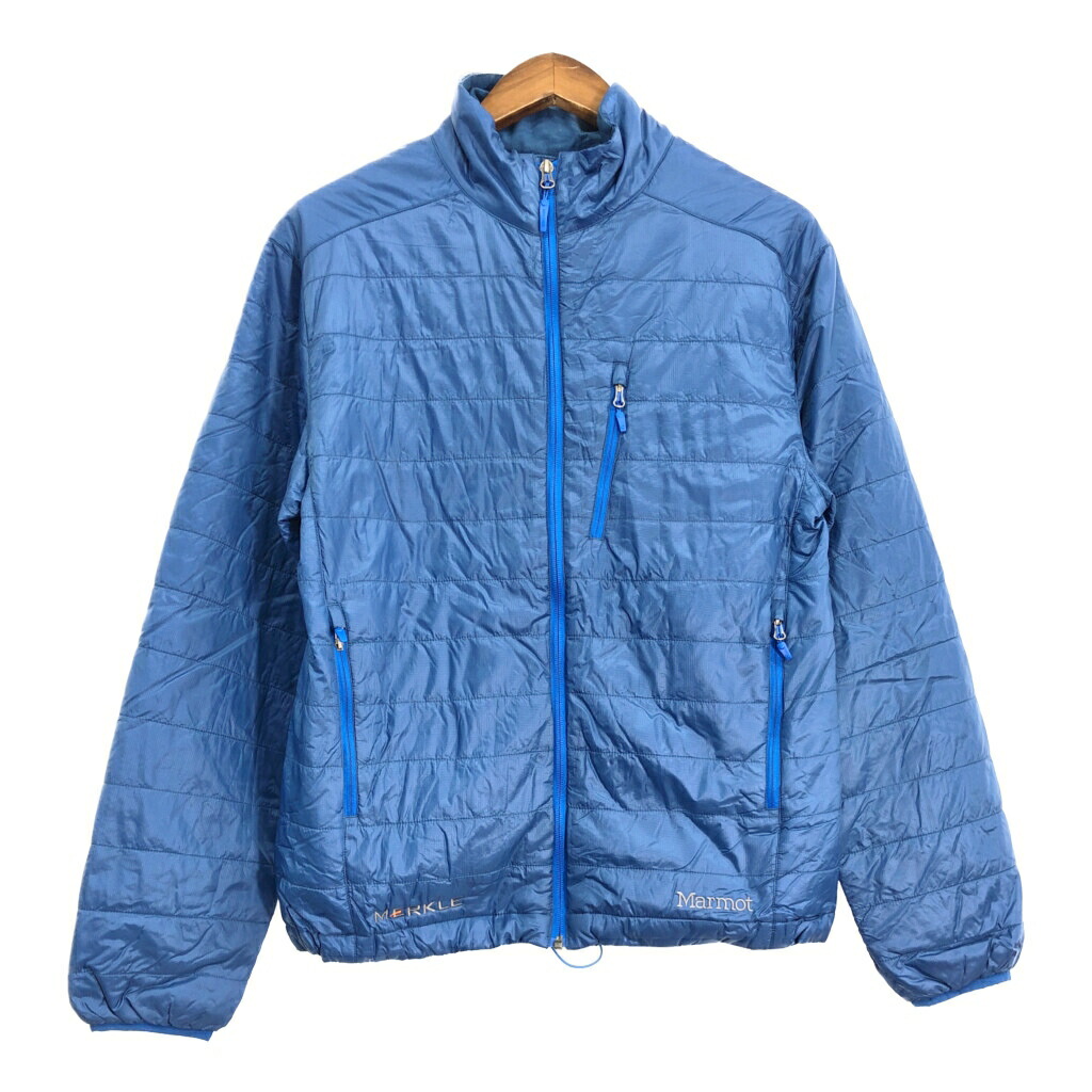 【楽天市場】MARMOT マーモット PRIMALOFT 中綿ジャケット アウトドア ブルー (メンズ M) 中古 古着 S8778 ...