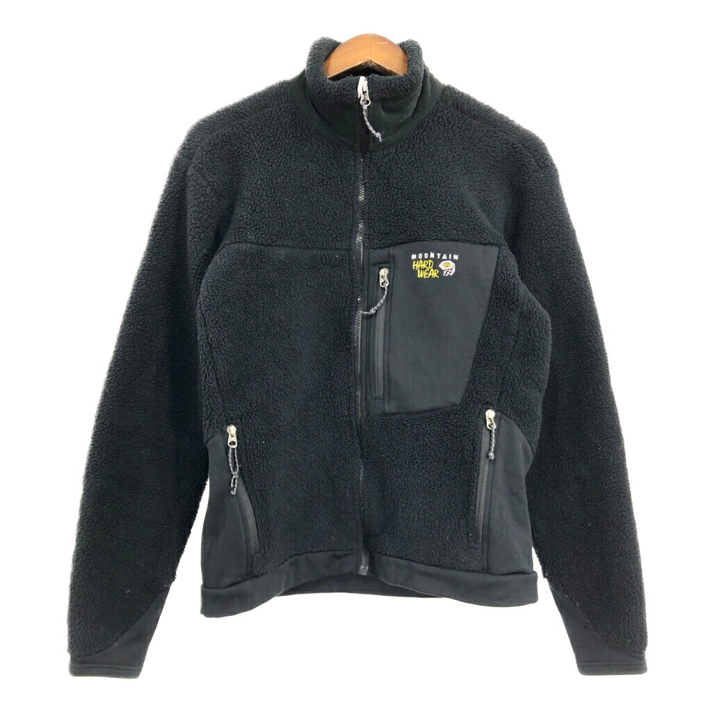 【楽天市場】MOUNTAIN HARDWEAR マウンテンハードウェア フリースジャケット アウトドア ブラック (メンズ L) 中古 古着 ...
