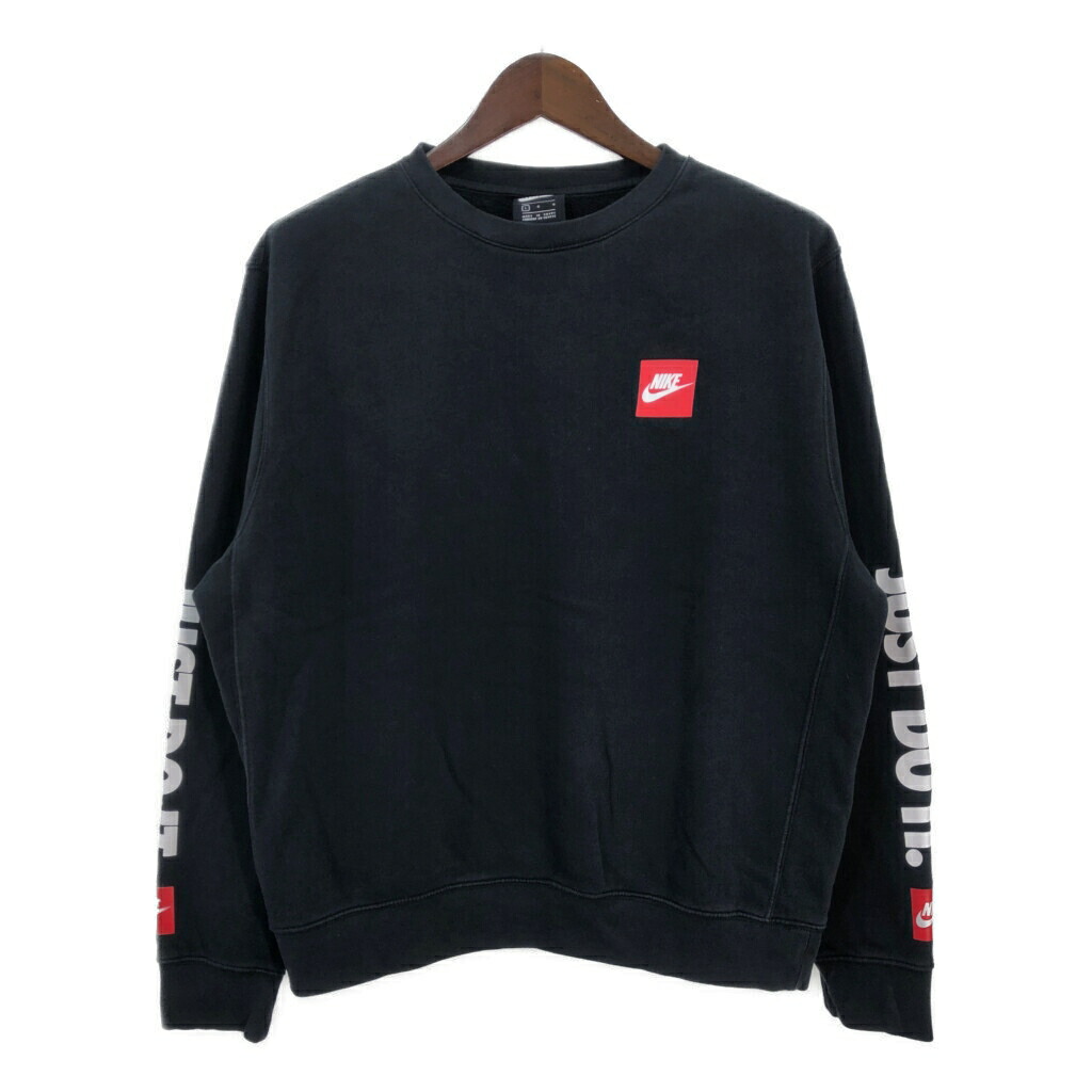 【楽天市場】NIKE ナイキ スウェット スポーツ 袖プリント ブラック (メンズ L) 中古 古着 S8920：YAMAHISA ...