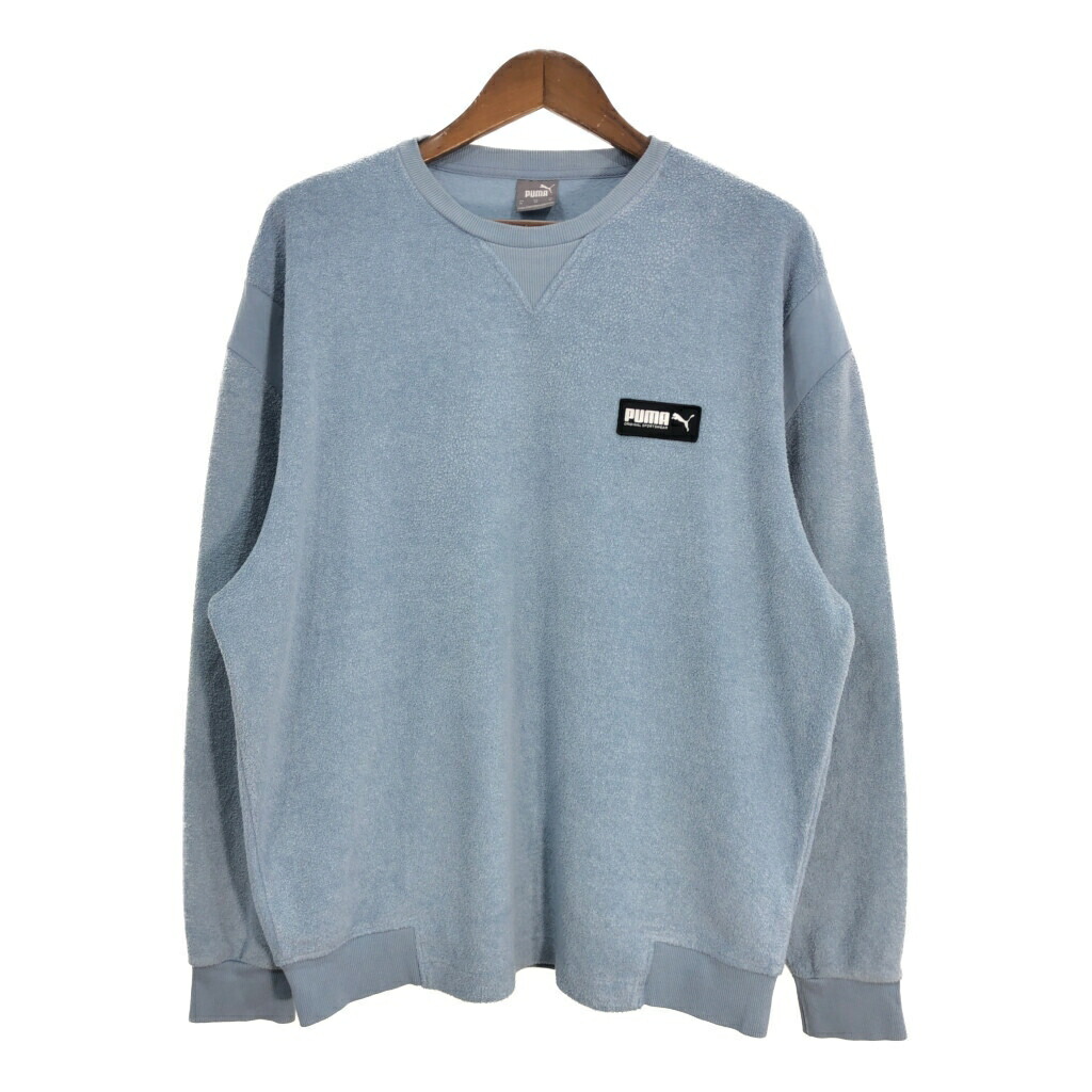 【楽天市場】PUMA プーマ パイルスウェット スポーツ ライトブルー (メンズ XL) 中古 古着 S9343：YAMAHISA ...