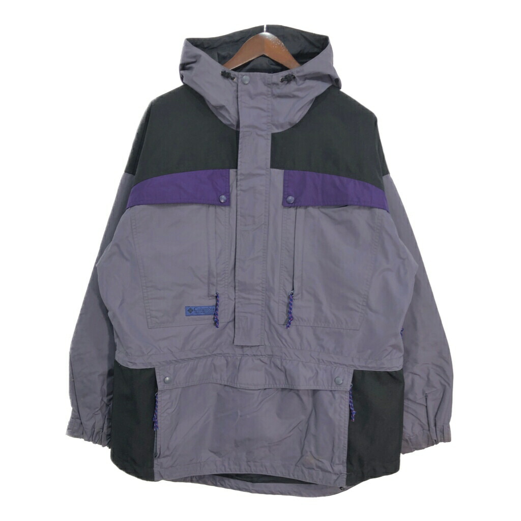 【楽天市場】90年代 Columbia コロンビア アノラックパーカー アウトドア パープル (メンズ L) 中古 古着 T0114 ...