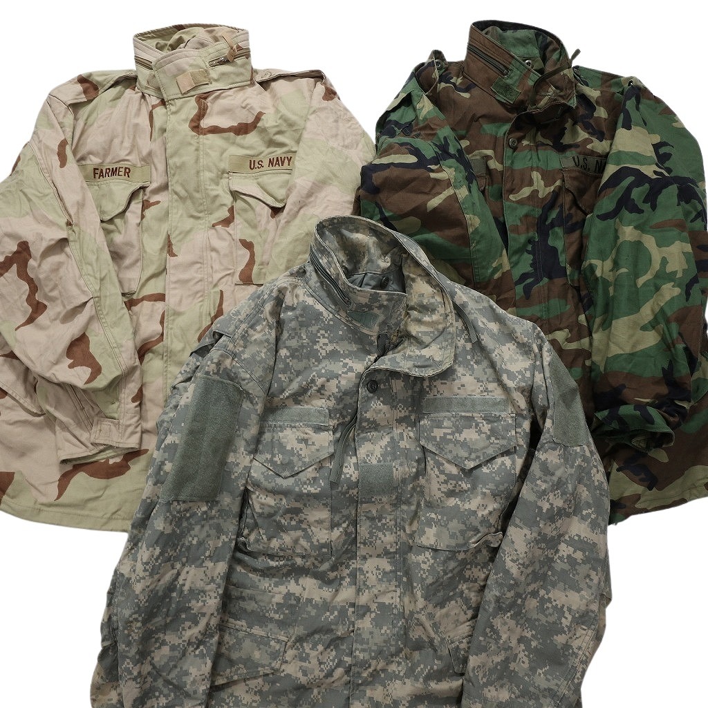 【楽天市場】古着卸 まとめ売り 米軍実物 M-65 4th ジャケット ミリタリー 3枚セット (メンズ XL ) デジカモ デザートカモ ...