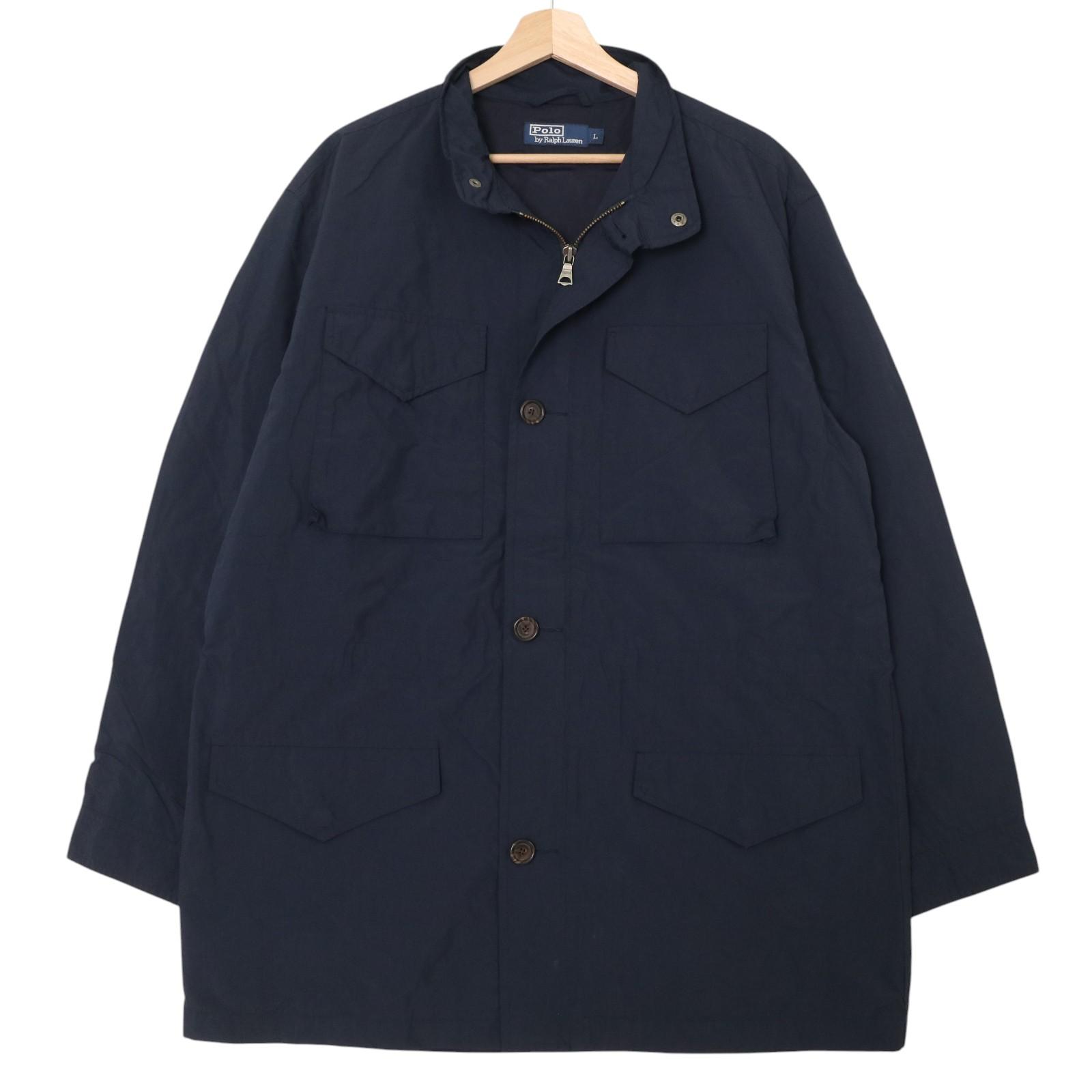 【楽天市場】Polo by Ralph Lauren ポロ ラルフローレン ナイロンジャケット ネイビー (メンズ L) 中古 古着 ...
