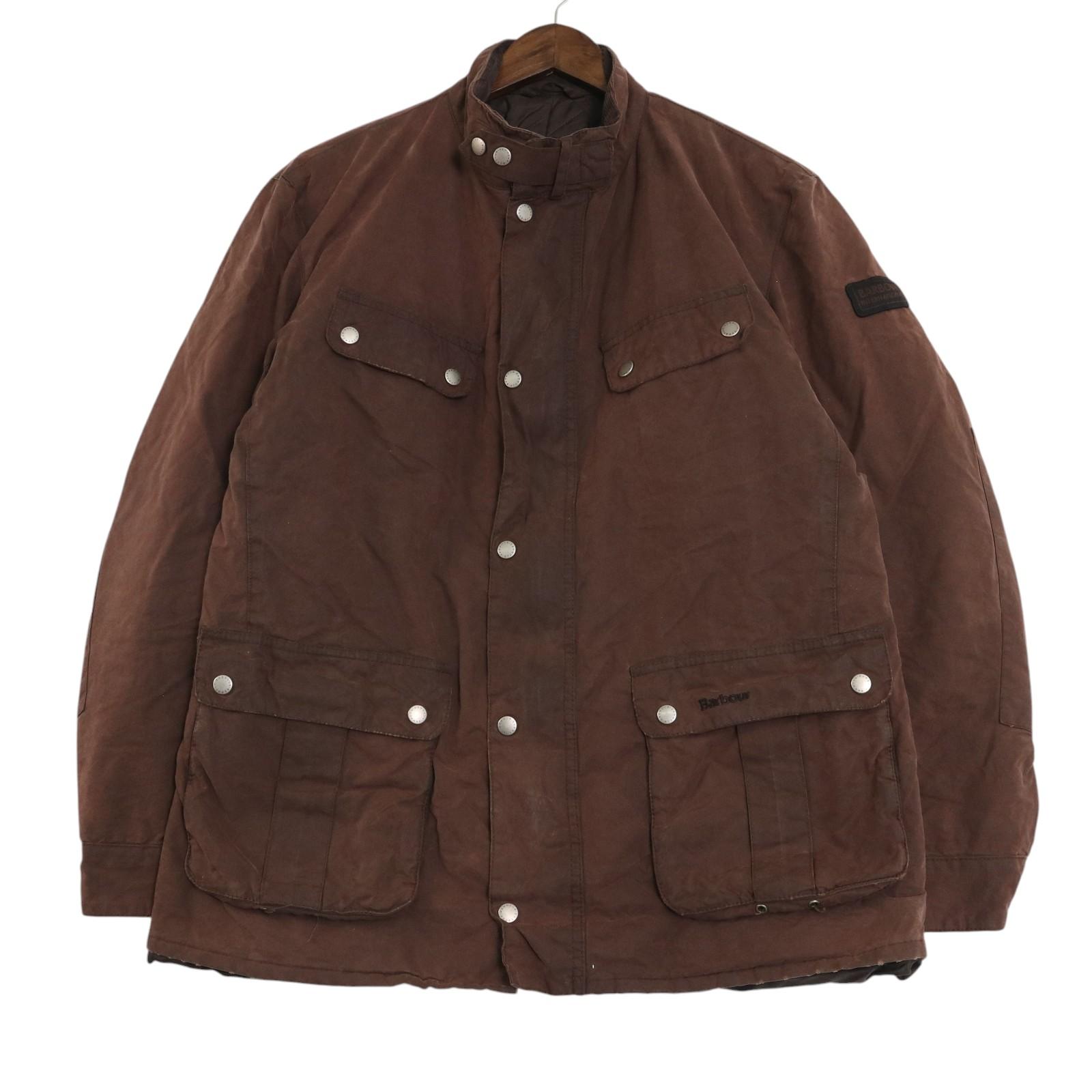 【楽天市場】Barbour バブアー INTERNATIONAL インターナショナル オイルドジャケット ブラウン（メンズ XL ）中古 古着 ...