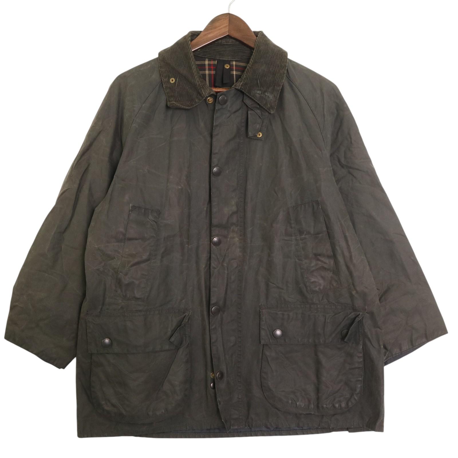 【楽天市場】90年代 イングランド製 Barbour バブアー BEDALEビデイル オイルドジャケット ネイビー（メンズ C40/102cm ...