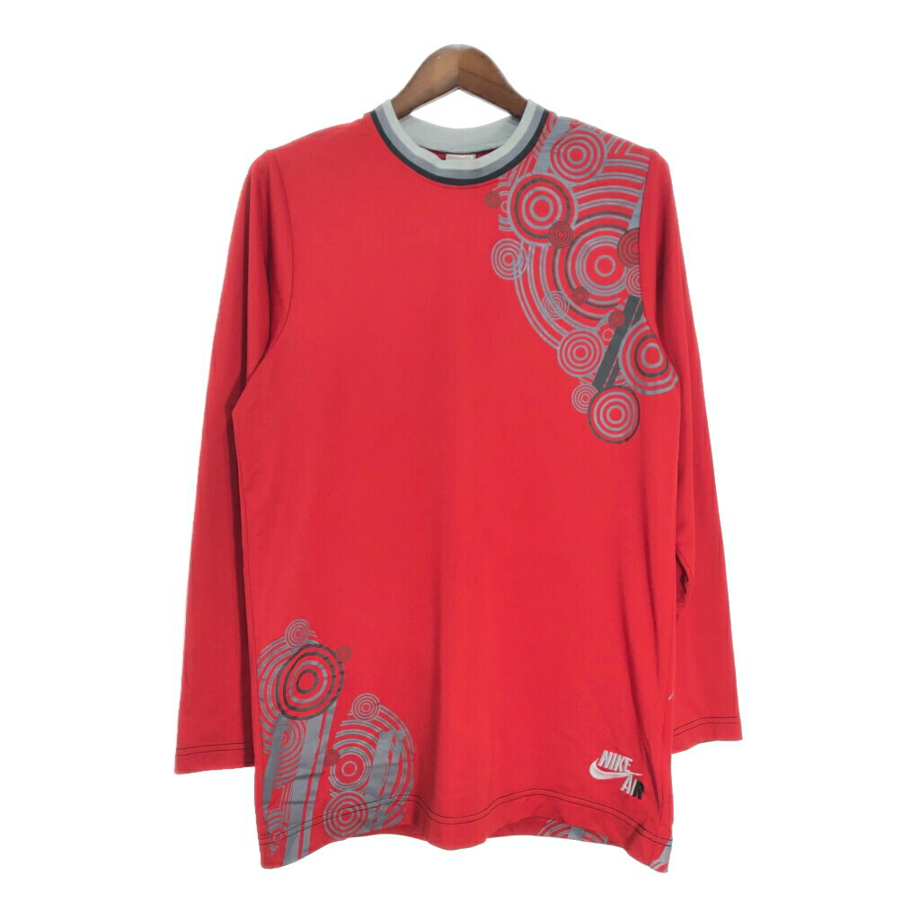 【楽天市場】00年代 NIKE ナイキ 長袖Tシャツ スポーツ レッド(メンズ M)中古 古着 T5419：YAMAHISA ...