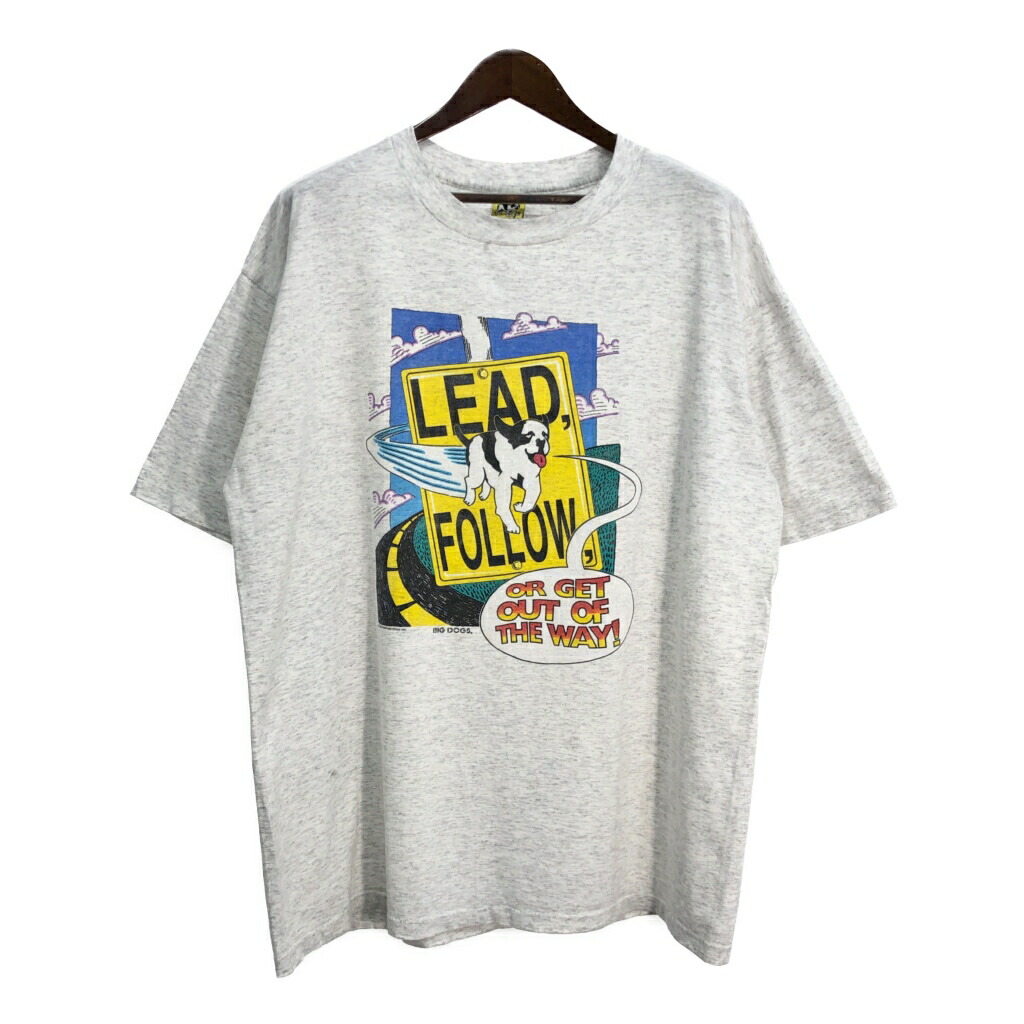 【楽天市場】90年代 USA製 BIG DOGS 半袖Tシャツ グレー(メンズ 2XL)中古 古着 T5725：YAMAHISA ...