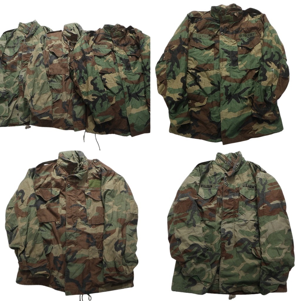 【楽天市場】古着卸 まとめ売り 米軍実物 M-65 フィールドジャケット 3rd ミリタリー 3枚セット (メンズ M ) 迷彩 ウッドランドカモ 中古 古着 MZ2294：YAMAHISA ...