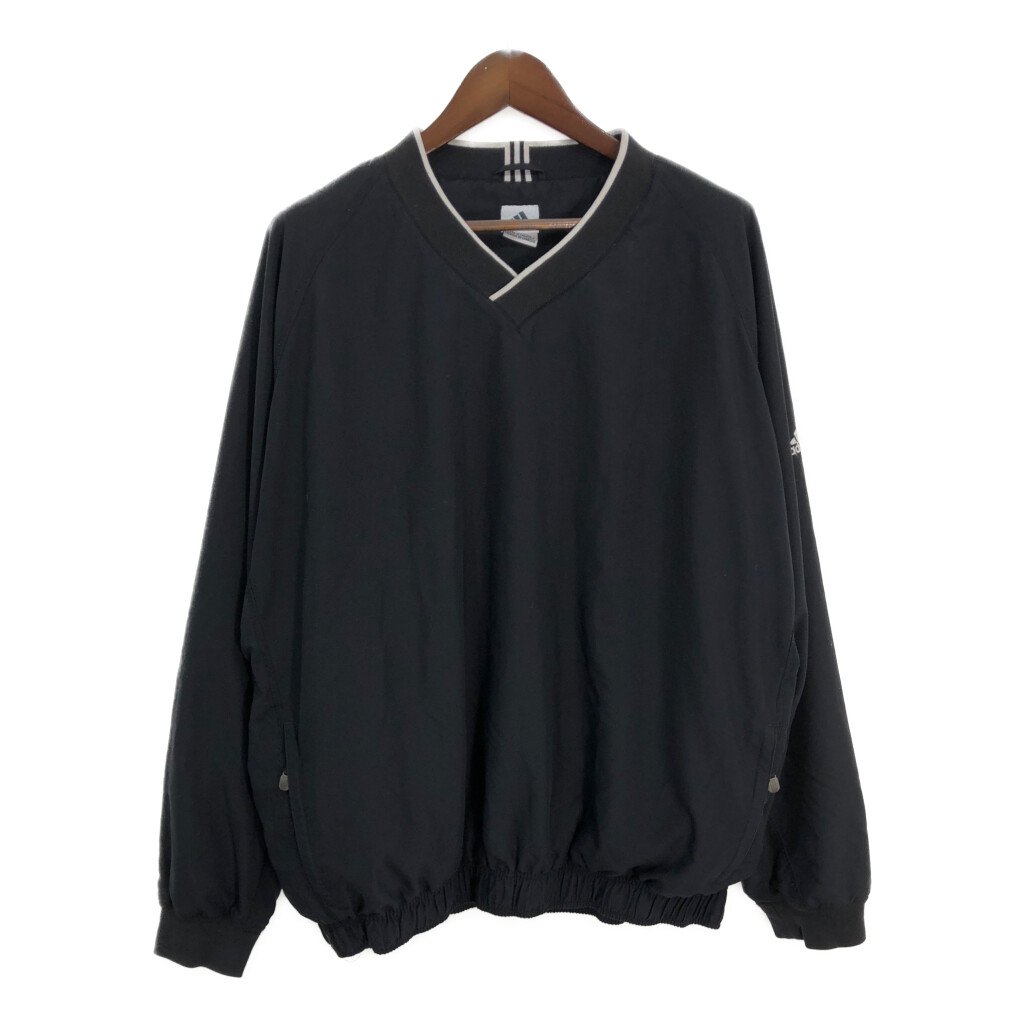 【楽天市場】adidas アディダス プルオーバージャケット スポーツ ブラック(メンズ 2XL)中古 古着 T7029：YAMAHISA ...