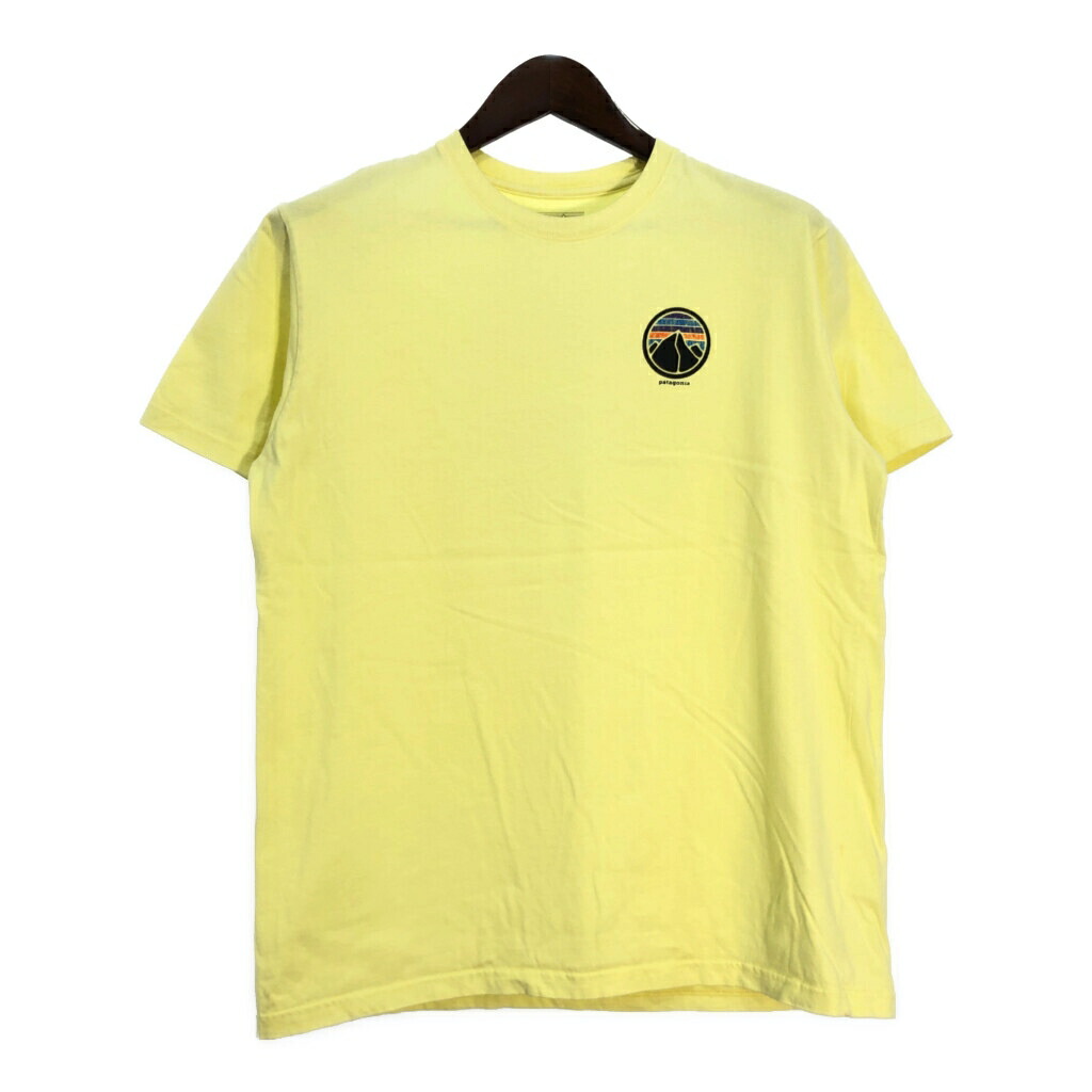 【楽天市場】patagonia パタゴニア 半袖Tシャツ アウトドア イエロー(メンズ L)中古 古着 U0123：YAMAHISA ...