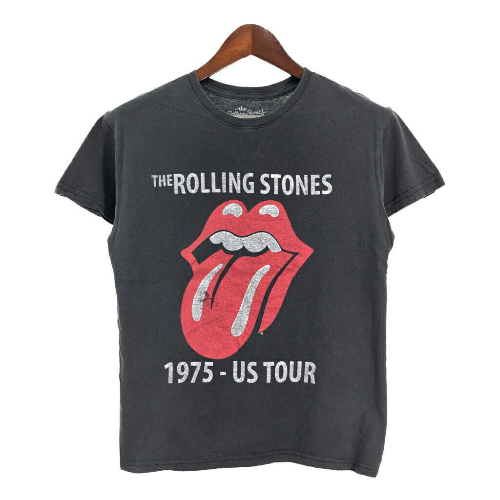 【楽天市場】Rolling Stones ローリングストーンズ 半袖Tシャツ バンド ブラック(メンズ M)中古 古着 U0293 ...