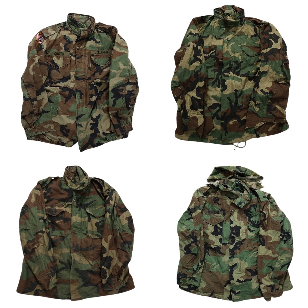 【楽天市場】古着卸 まとめ売り 米軍実物 M-65 フィールドジャケット 4th プラスチックジップ ミリタリー 4枚セット (メンズ L ...
