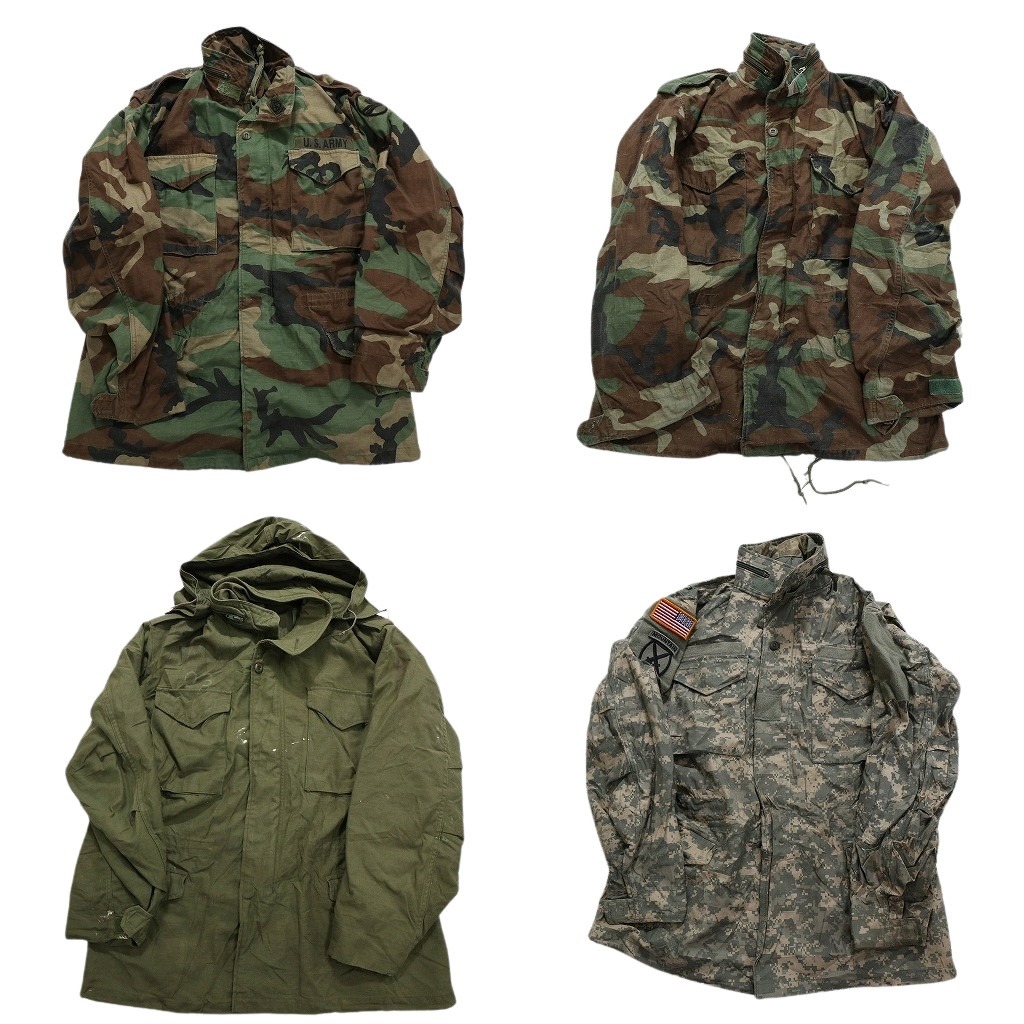 【楽天市場】古着卸 まとめ売り 米軍実物 M-65 フィールドジャケット 4th ブラスチックジップ ミリタリー 4枚セット (メンズ M ...