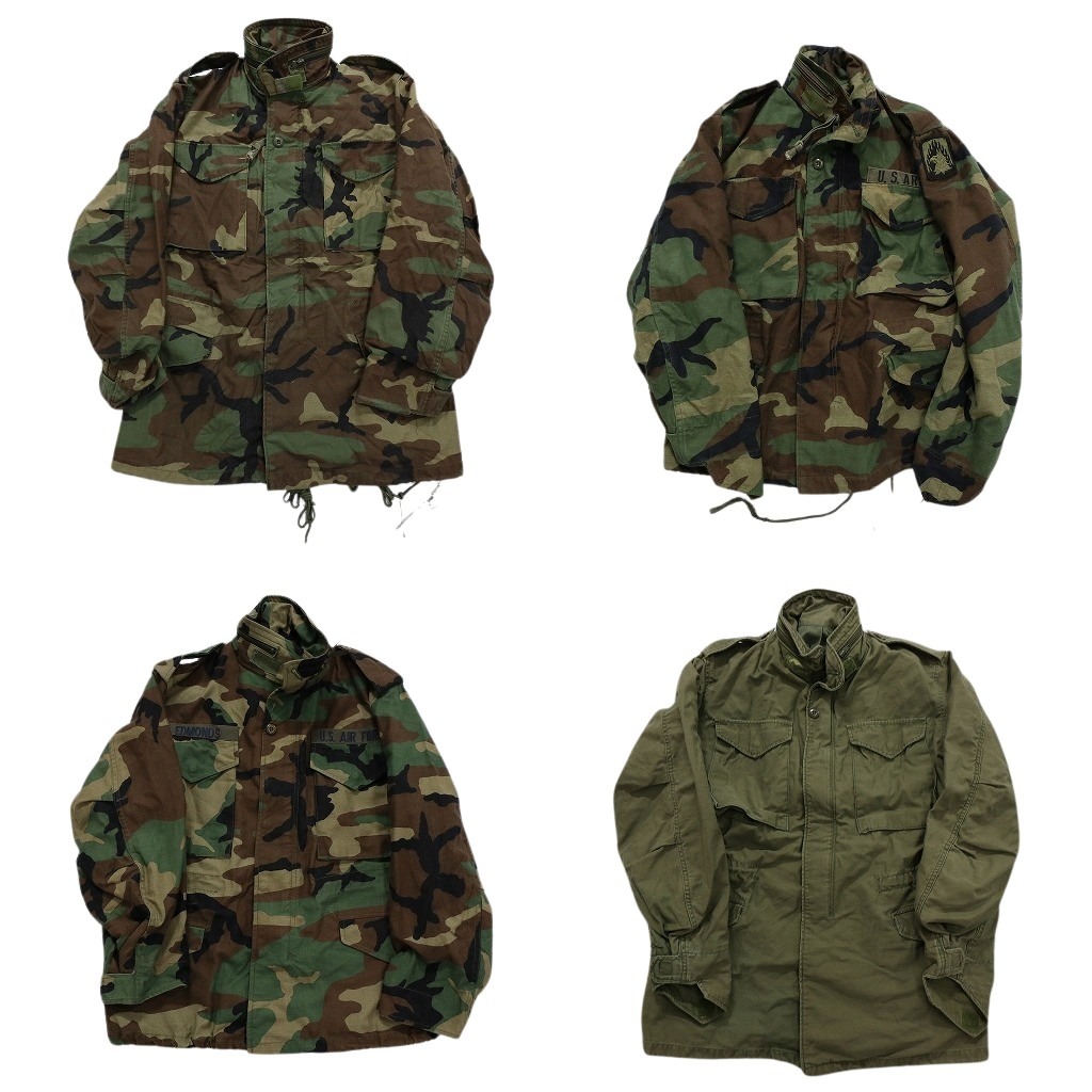 【楽天市場】古着卸 まとめ売り 米軍実物 M-65 フィールドジャケット 4th プラスチックジップ ミリタリー 4枚セット (メンズ XS ...