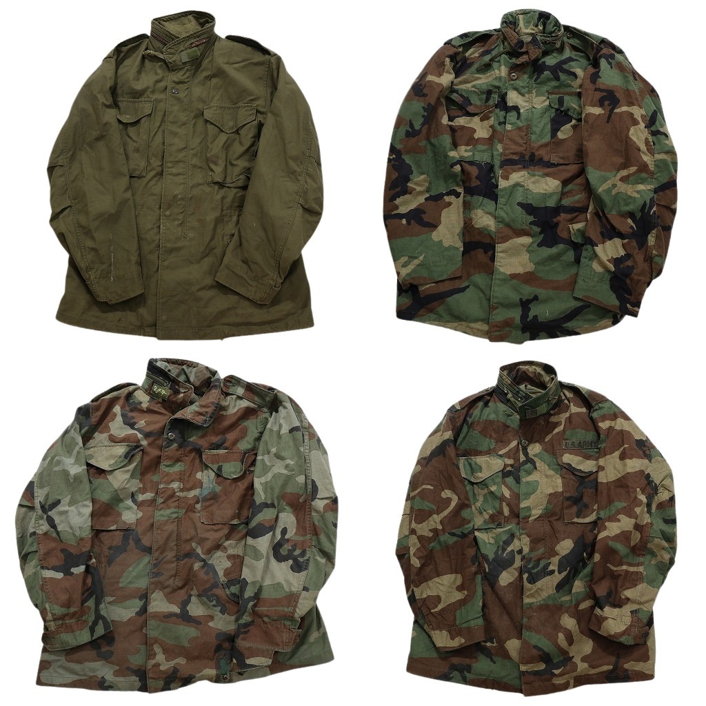 【楽天市場】古着卸 まとめ売り 米軍実物 M-65 ジャケット 3rd ミリタリー 4枚セット (メンズ M ) ウッドランド US.ARMY 無地 中古 古着 NA5117：YAMAHISA ...