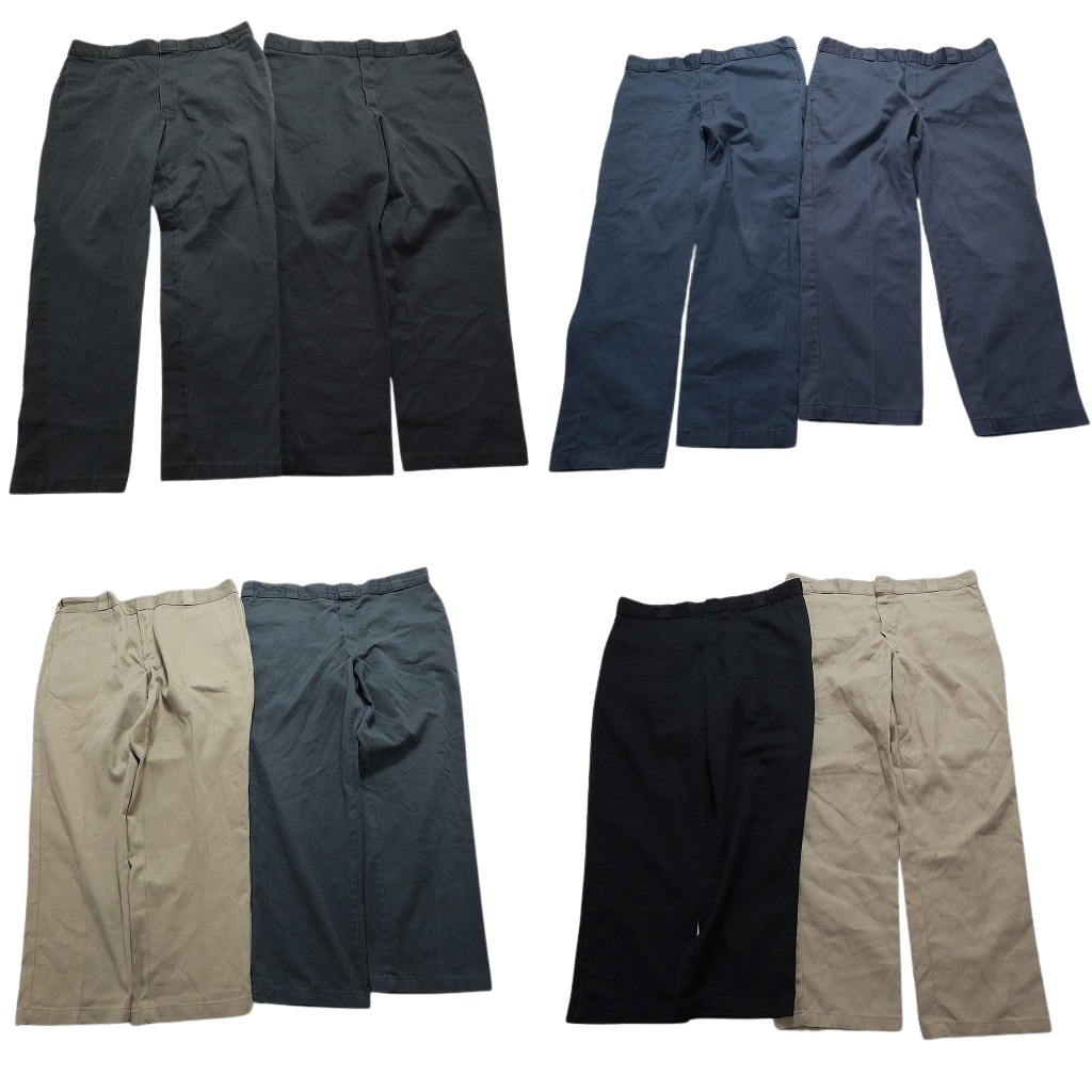 【楽天市場】古着卸 まとめ売り ディッキーズ Dickies 874 ワーク パンツ 8枚セット (メンズ 40 ) チノパン ブラック ...