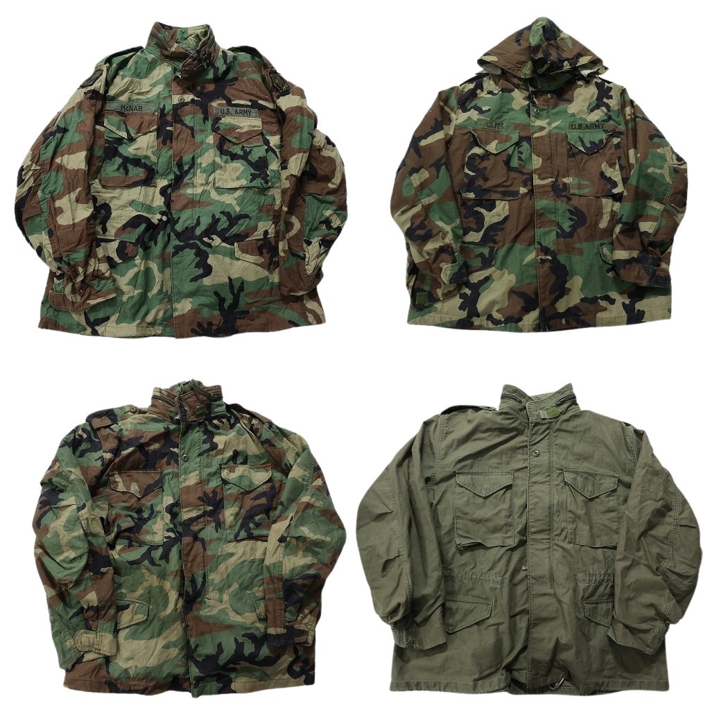 【楽天市場】古着卸 まとめ売り 米軍実物 M-65 フィールドジャケット 4th ミリタリー 4枚セット (メンズ L /XL ...