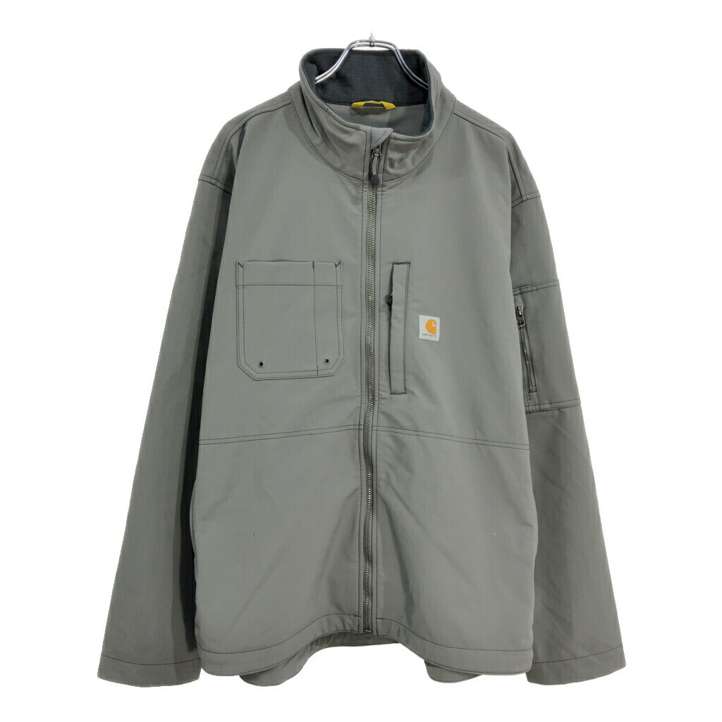 【楽天市場】Carhartt カーハート ソフトシェルジャケット 大きいサイズ グレー(メンズ 2XL)中古 古着 V2925 ...