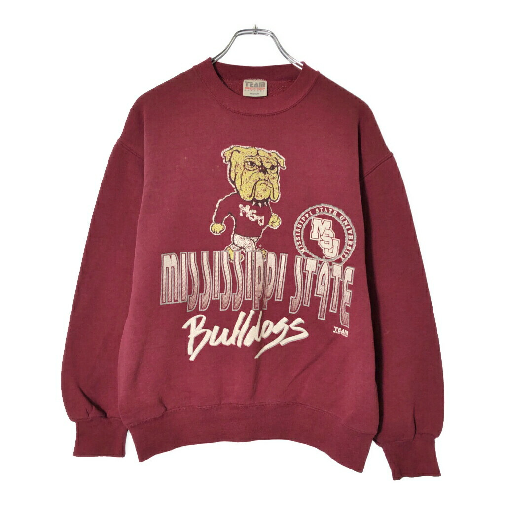 【楽天市場】90年代 TEAM EDITION APPAREL カレッジ スウェット ワインレッド(メンズ M)中古 古着 X0397 ...